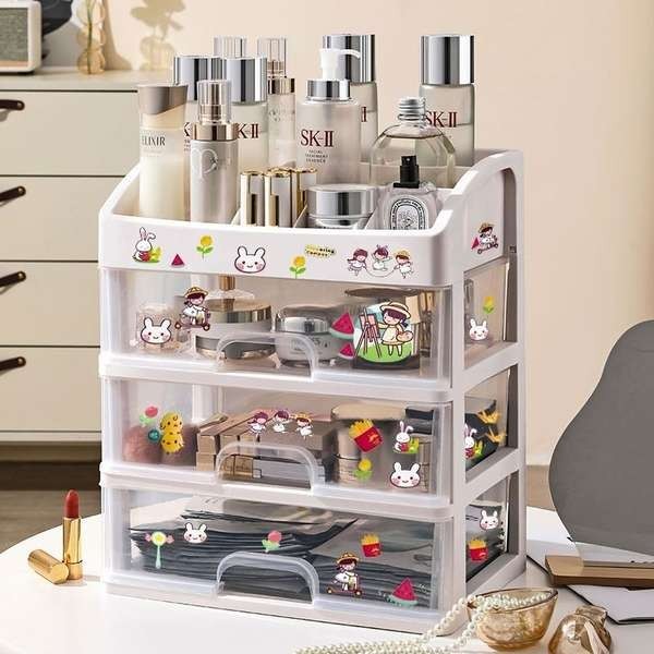 mini drawer organizer Drawer-style desktop storage box, office desk ...