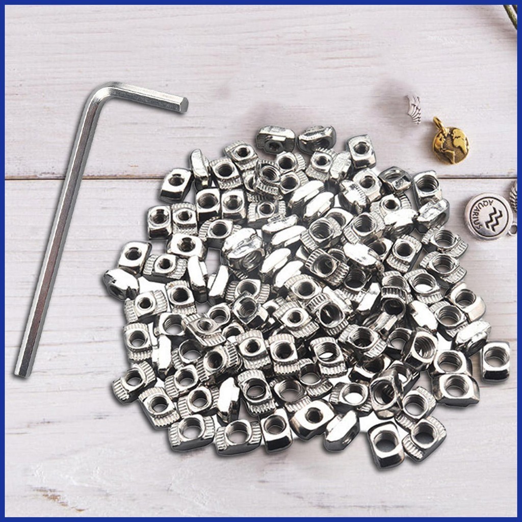 T-Slot Nut Slider Nut Fasten Connector Hammer Nut Block Square Nuts ...