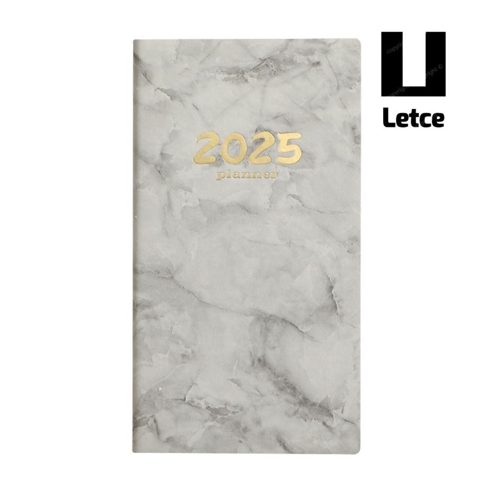 LETCE 2025 Agenda Book, with Calendar A6 Diary Weekly Planner, Portable ...