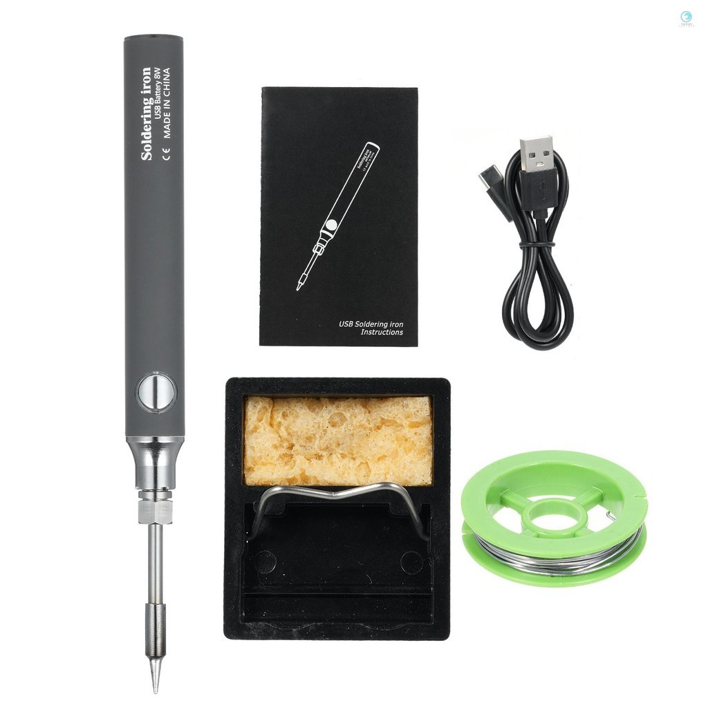 Cordless Soldering Iron Kit, USB Rechargeable Mini Cordless Soldering ...