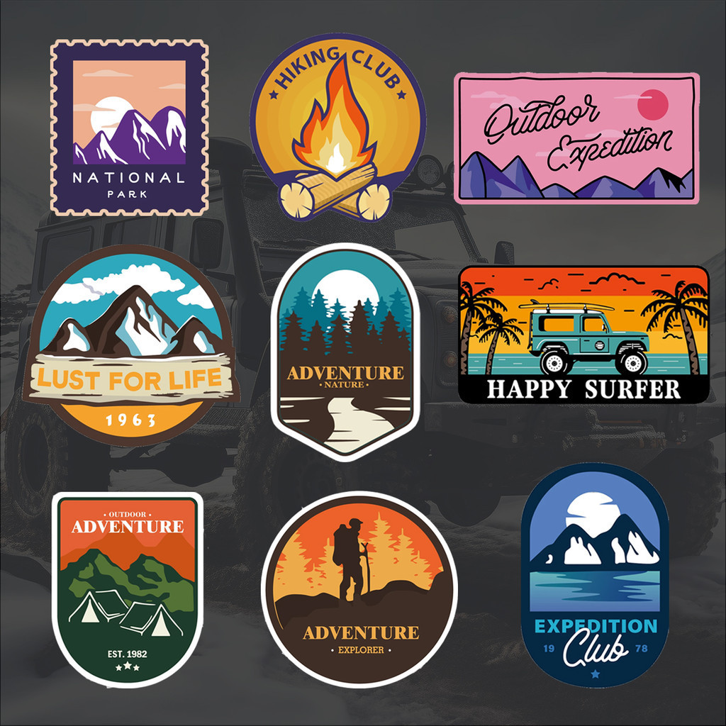 Outdoor Adventure Expedition Reflective Car Motorcycle Scooter Off-road ...