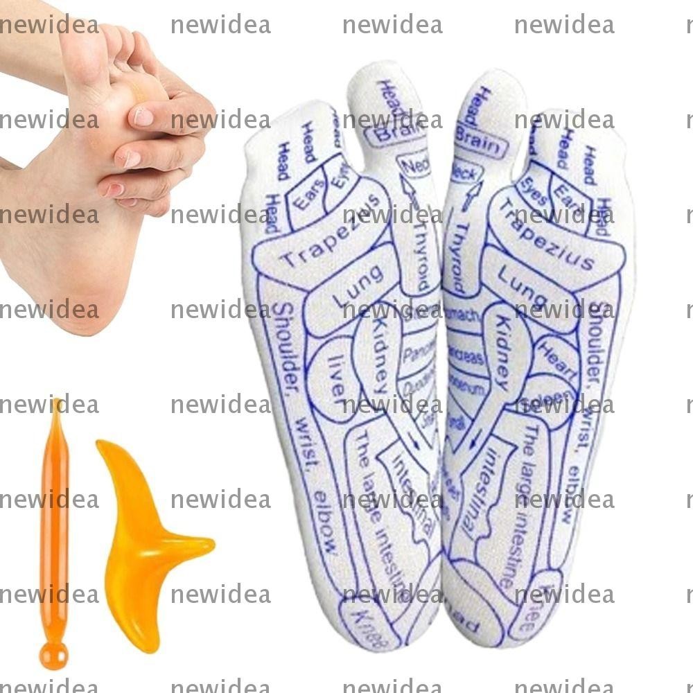 NEWIDEA Reflexology Socks, Relieve Tired Feet Foot Pain Relief Foot ...