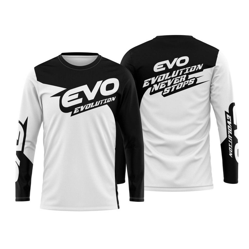Evo Inspired Jersey Full Sublimation 3D T-Shirt Summer Long Sleeve Tee ...