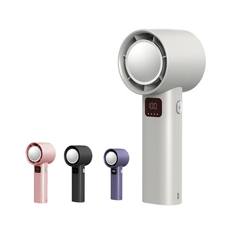 Desktop Charging Small Handheld Fan High-Speed Turbine Mini Stepless ...