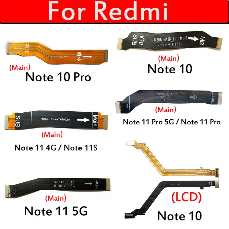 NEW Main FPC LCD Display Screen Ribbon Connect Mainboard Flex Cable For Redmi Note 10 Pro 10s ...