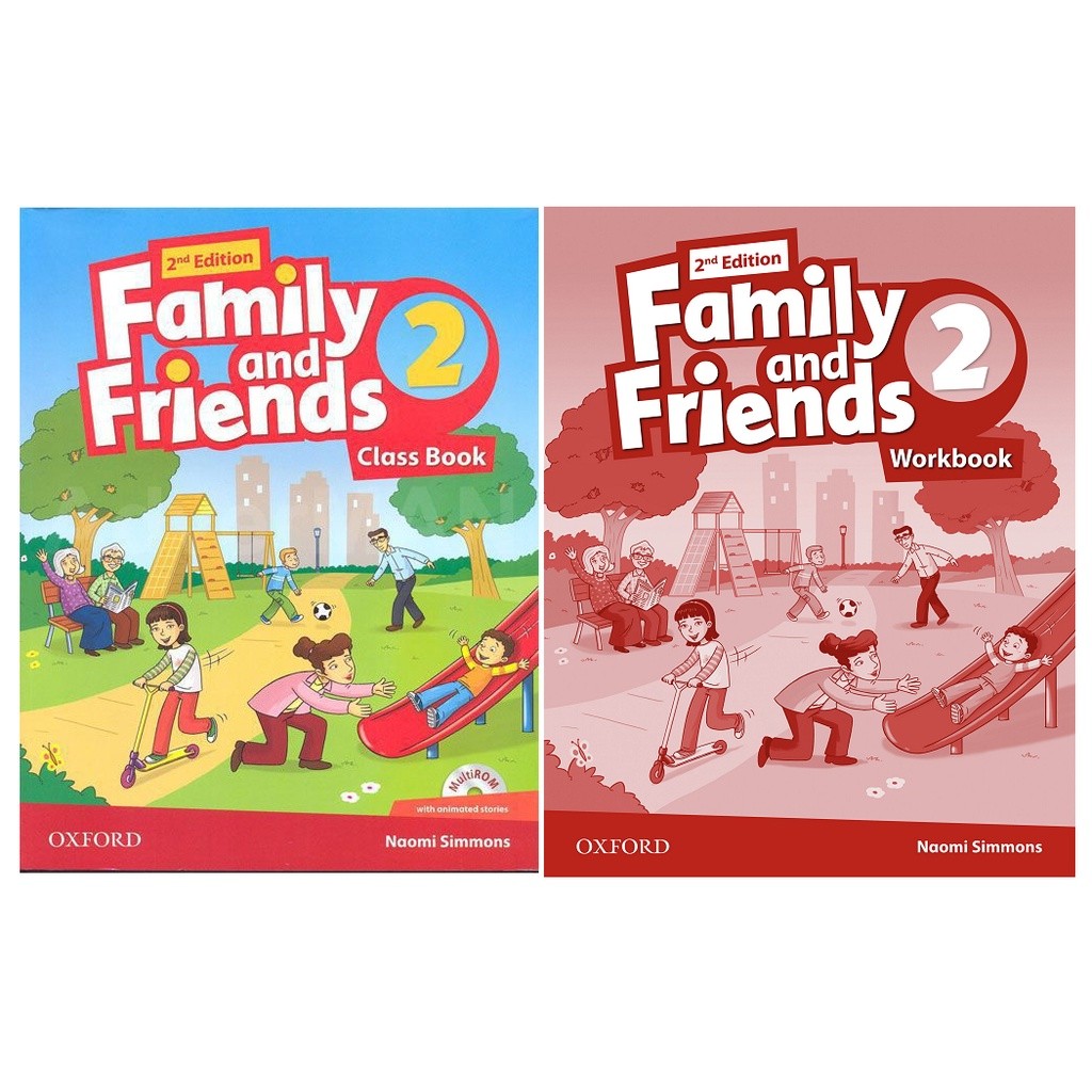 Aha - Book - Family and Friends 2 - 2nd Edition (2-book set) | Shopee ...