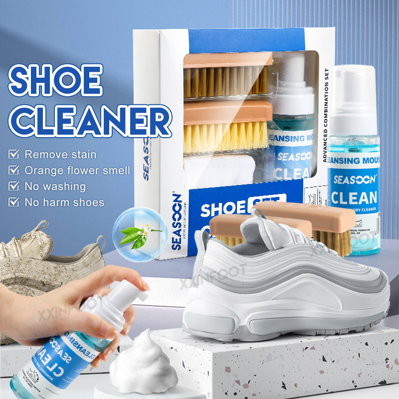 Shoe Cleaner Kit for Sneaker White Shoe Cleaning Kit, Cleaner Works on ...