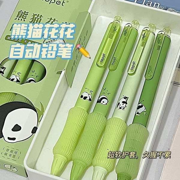pencil mechanical pencil Lepai lopet panda flower pencil super soft ...