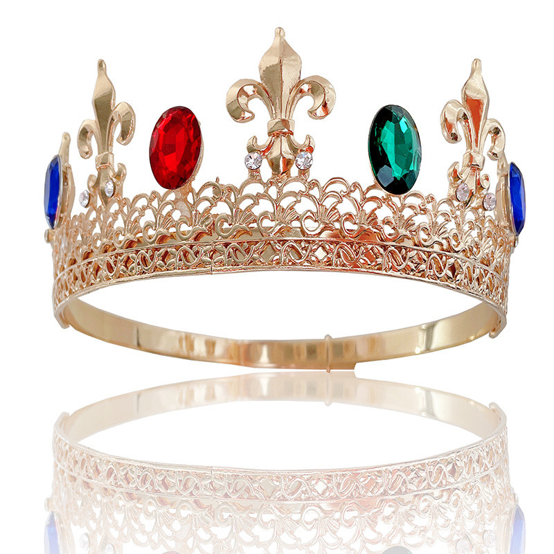 Men's Crown Headdress Prince Crown King Beauty Pageant Crown Queen ...