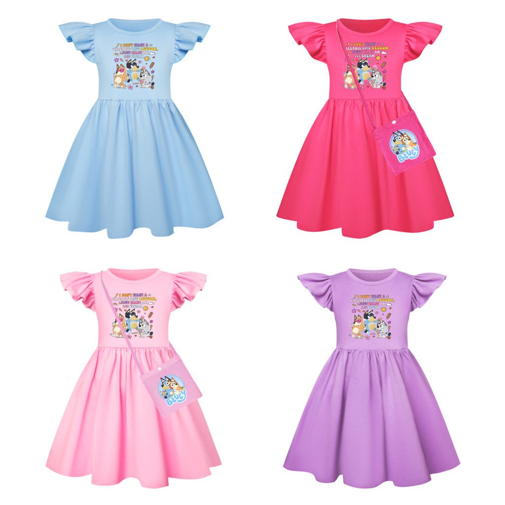 bingo bluey dress for kids princess dress. joana dress for baby girl ...