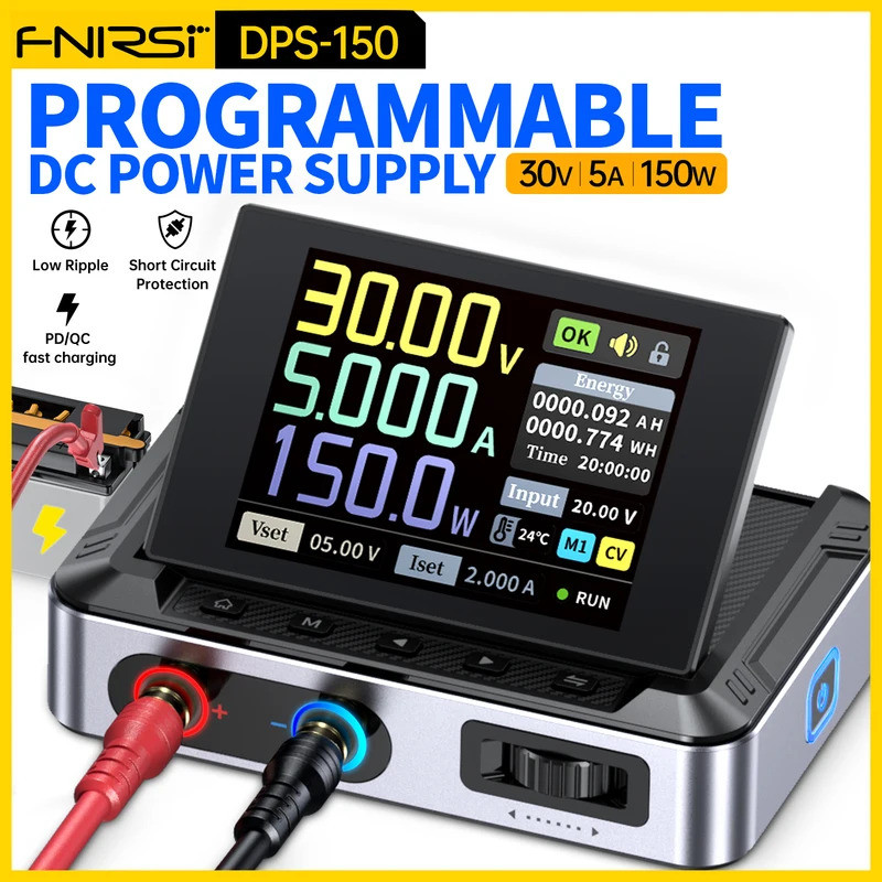 FNIRSI DPS-150 Programmable CNC DC Switching Power Supply 30V 5A ...