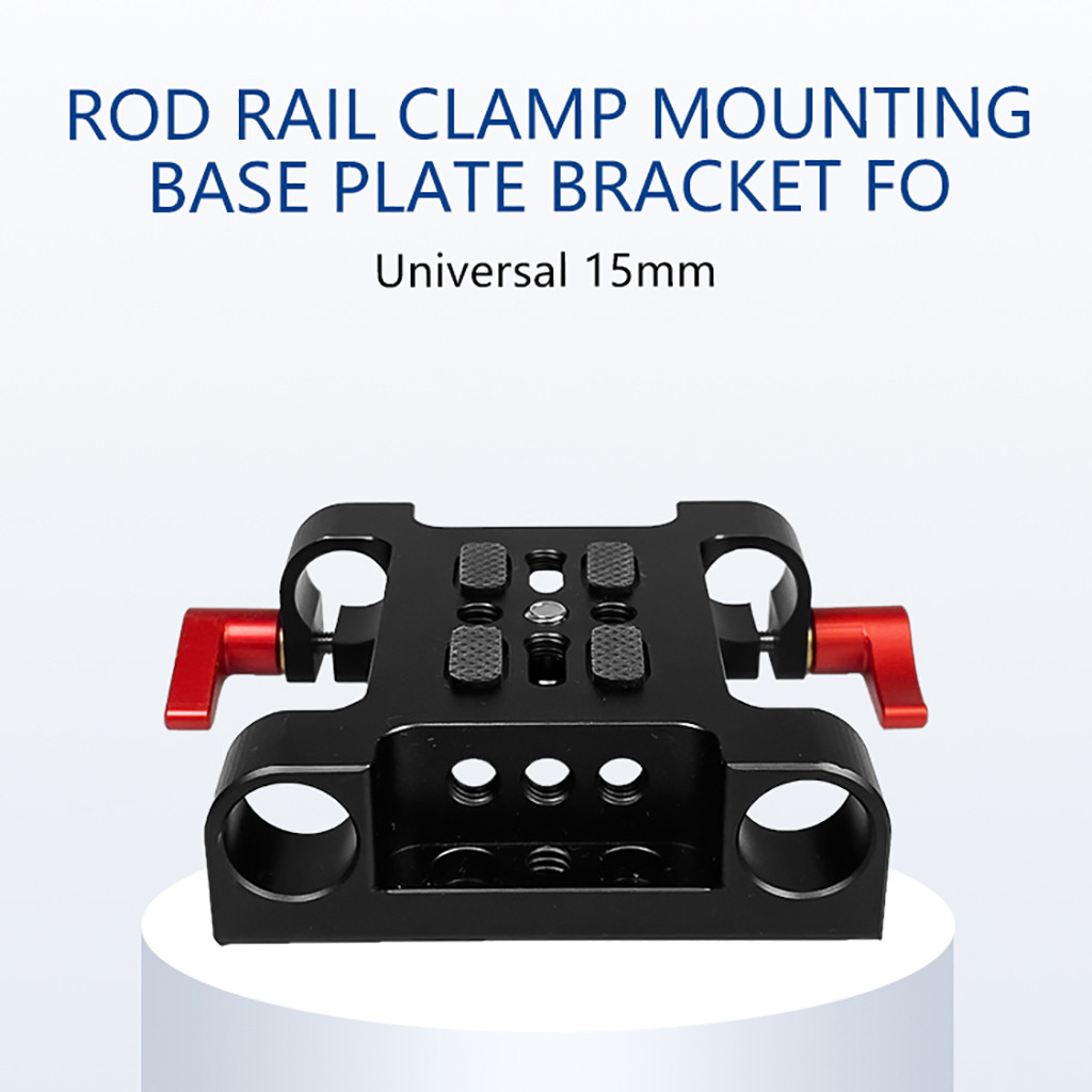 BGNING 15mm Dual Rod Track Clamp Tube Clip Quick Release Bracket ...
