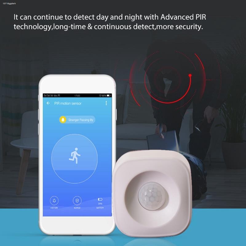 COD☆Co☆wifi PIR motion sensor wireless infrared detector security ...