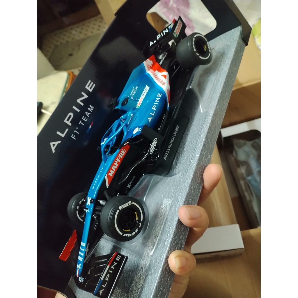 Reno Alonzo F1 Racing Car A521LAUNCH LIVELY 1: 18 Alloy Material Brand ...