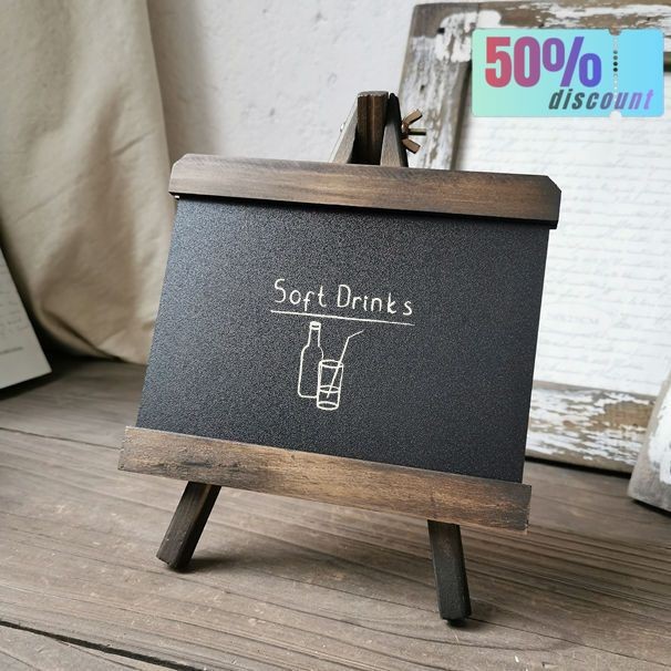 Vintage Small Blackboard Bar Counter Message Board Desktop Decoration ...