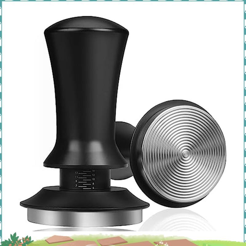 Espresso Tamper Coffee Tamp 53mm, Spring-Loaded Constant Pressure ...