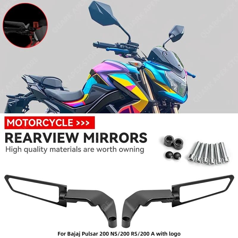 For Bajaj Pulsar 200 NS/200 RS/200 A Motorcycle Mirrors Stealth ...