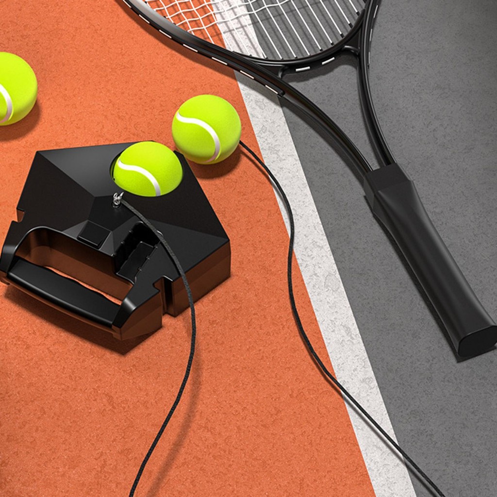 Telescopic Tennis Trainer With Wire Single-person Tennis Training ...