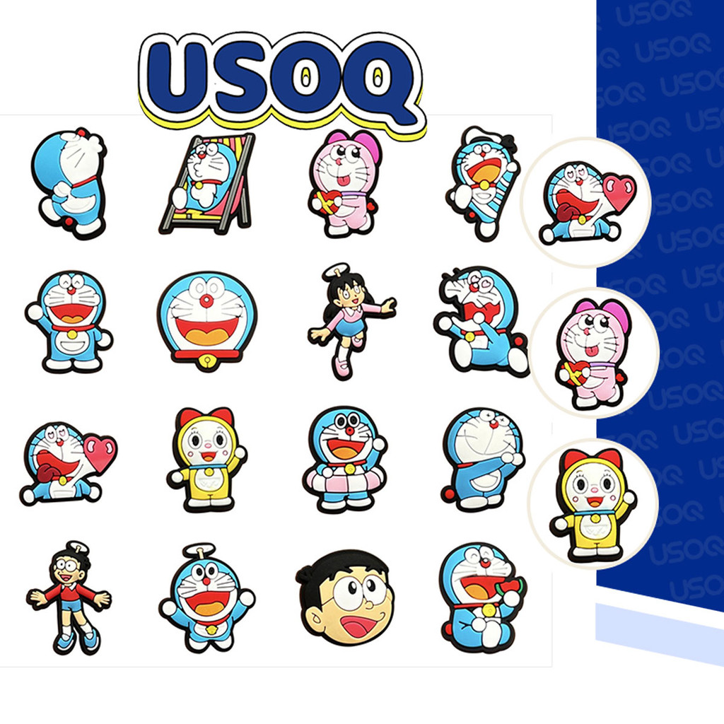 USOQ Jibbitz Crocs Cartoon Doraemon Cave Shoe Buckle DIY Accessories ...