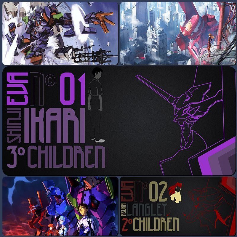 Anime Mouse Pads Neon Genesis Evangelion Ayanami Rei Soryu Asuka ...