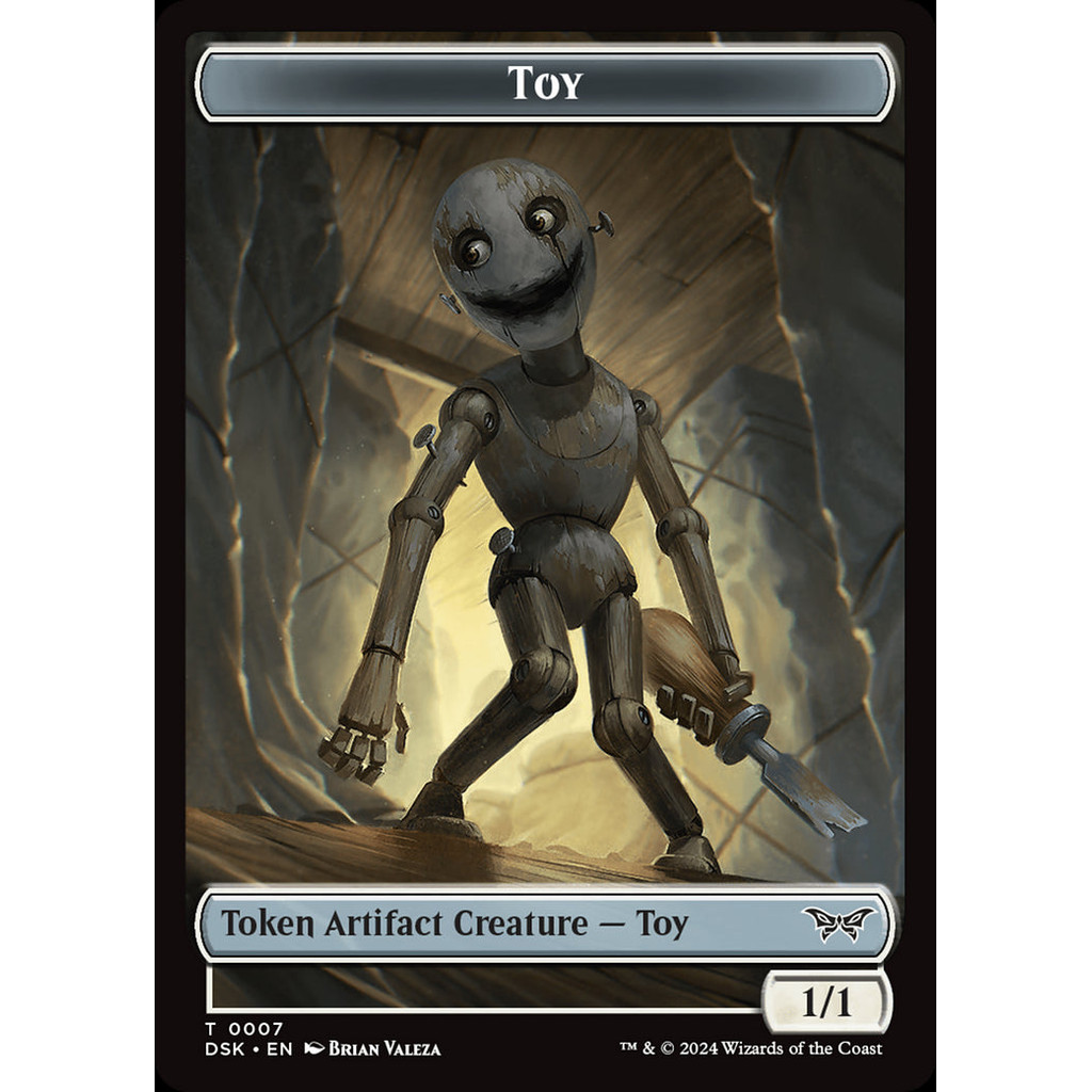 Toy // Treasure Double-Sided Token [Duskmourn: House of Horror Tokens ...