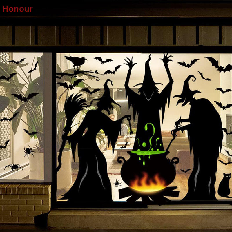 [Honour] Giant Ghost Monster Ghost Shadow Window Sticker Witch Death ...
