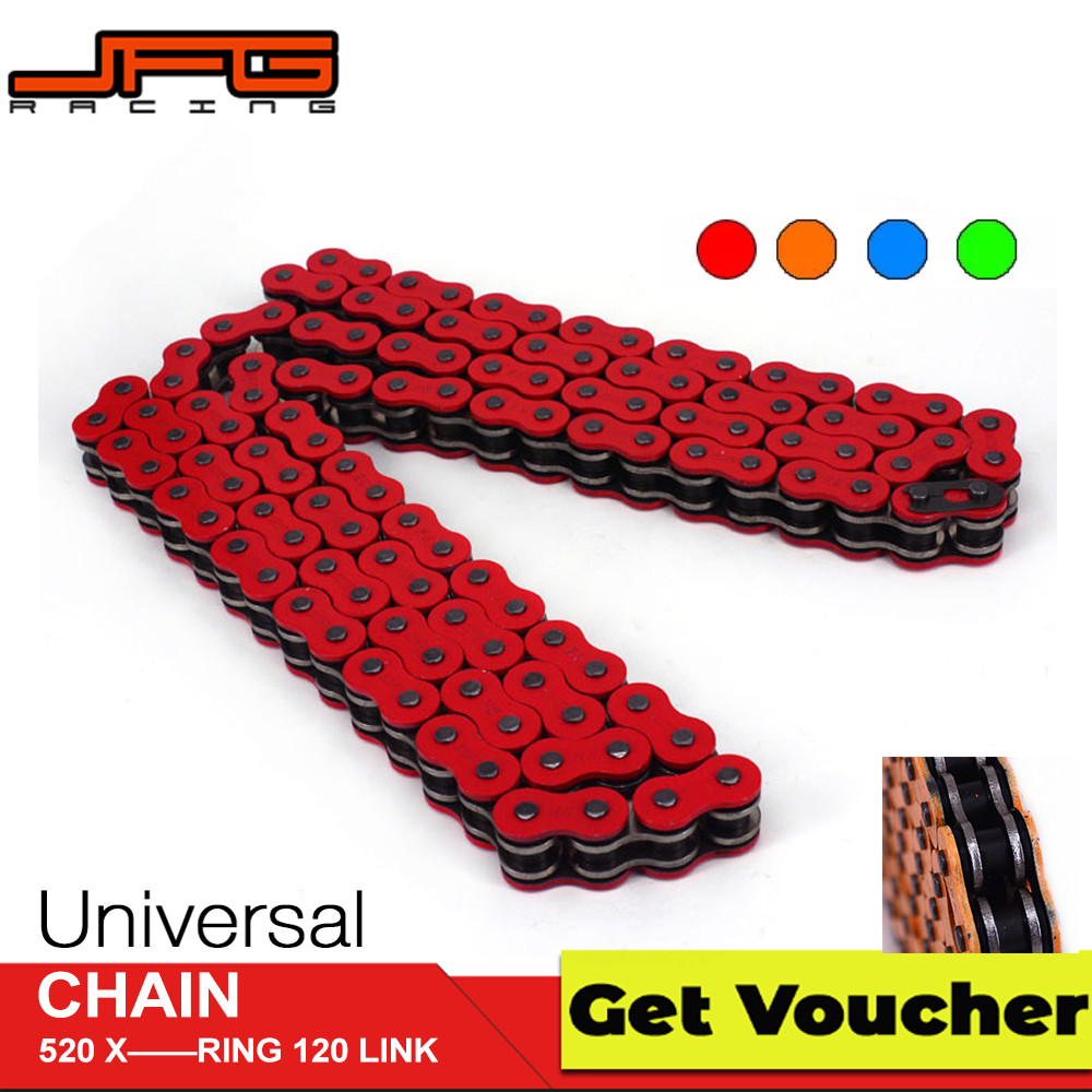 XYJ-JFG racing 520 X Ring Oil Seal Chain 120 Link For CRF250 CRF450 ...