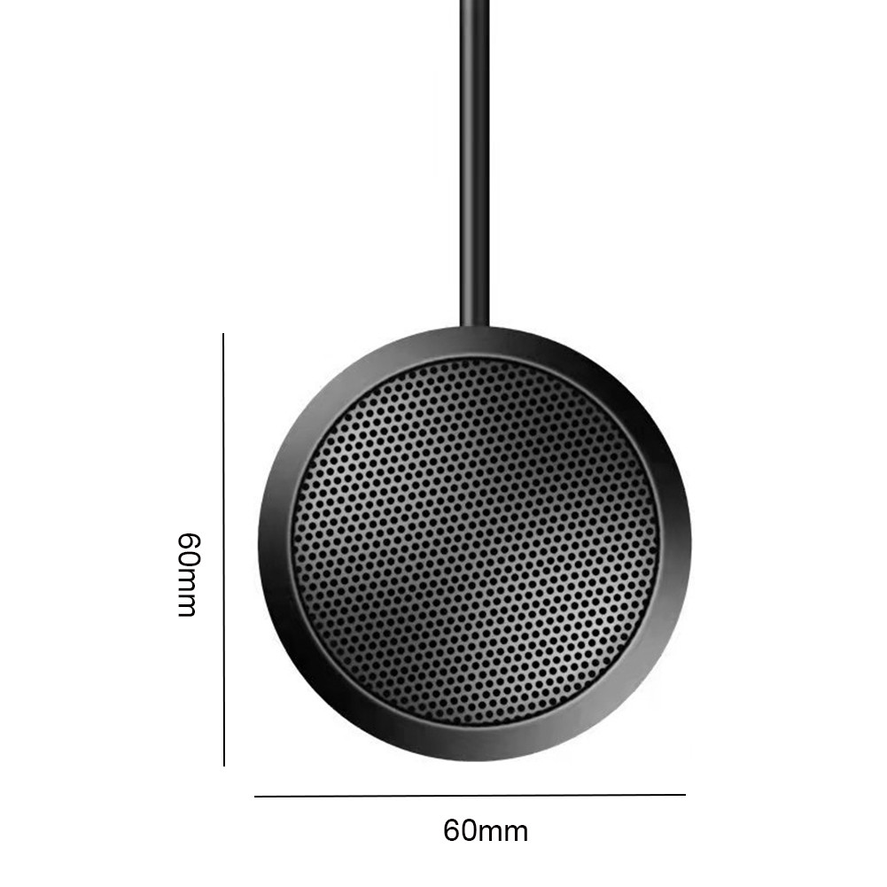 USB/3.5mm Conference Microphone 360 Omnidirectional Condenser Mic for ...