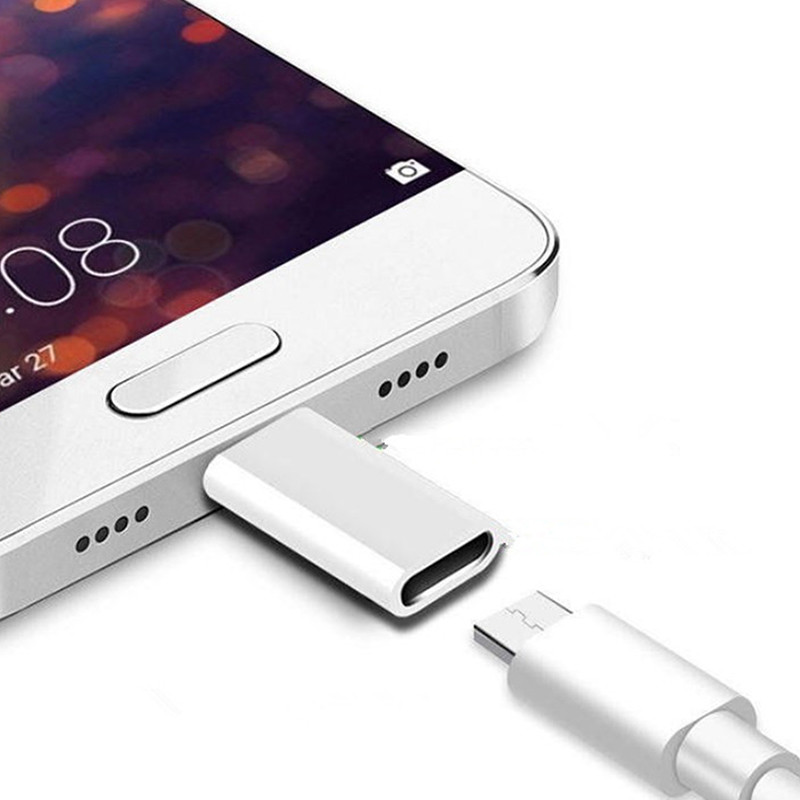 Meuctiffy Type C Female To Micro USB Male Adapter Android Phone USB ...