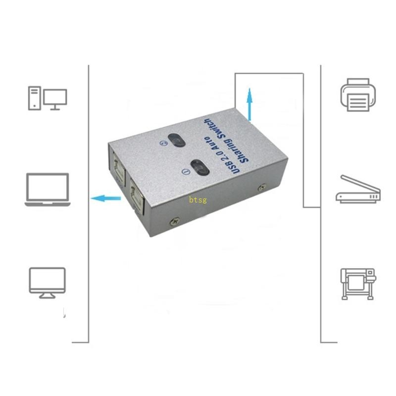 BT USB Auto Sharer Switcher 2 Port USB2 0 Computer Peripherals Switcher ...