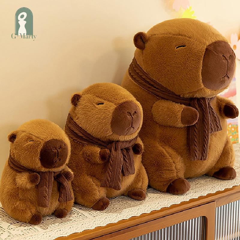 GMARTY Scarf Capybara Plush Toy Cartoon Capibara Stuffed Animals Plush ...