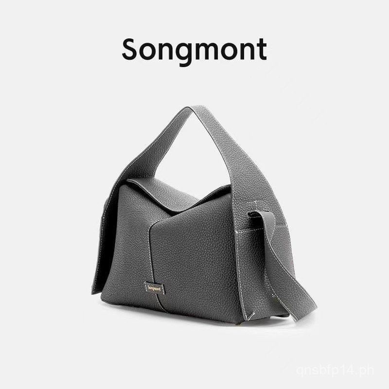 Songmont Ear-Hanging Series Eaves Bag Designer New Top Layer Cowhide ...