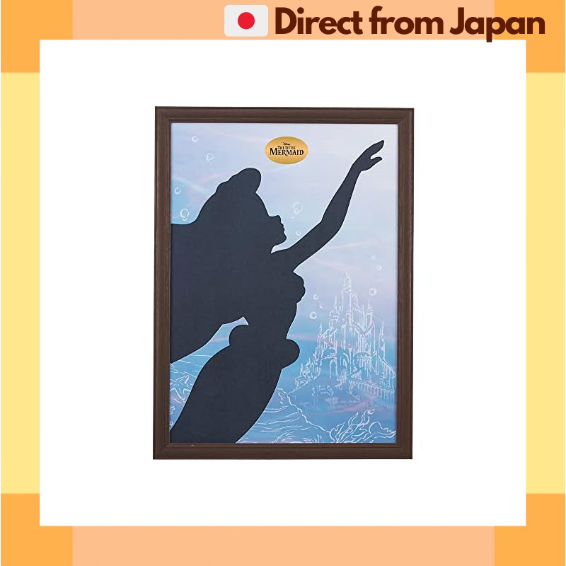 Yanoman Disney Little Mermaid Jigsaw Puzzle Silhouette Frame for 253 ...