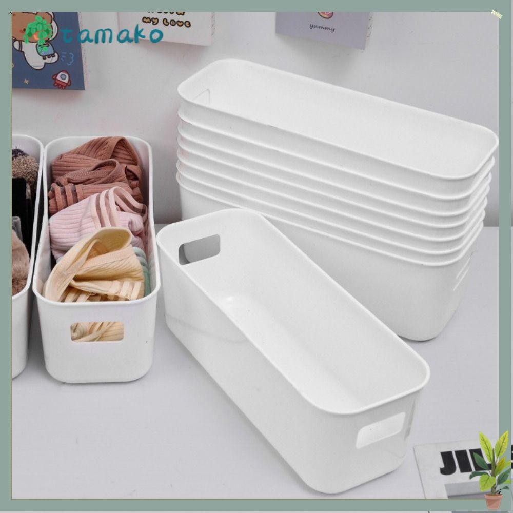 TAMAKO Desktop Storage Box, Large Capacity Coverless Kitchen Organizer ...