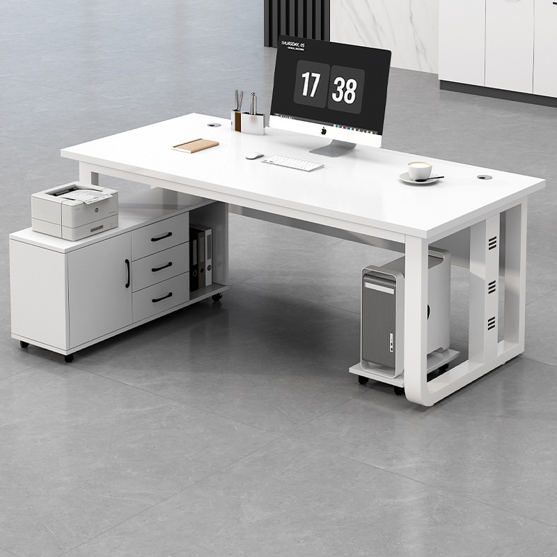 Office Desk Computer Desk Modern Simple Single Seat Staff Work Desk ...