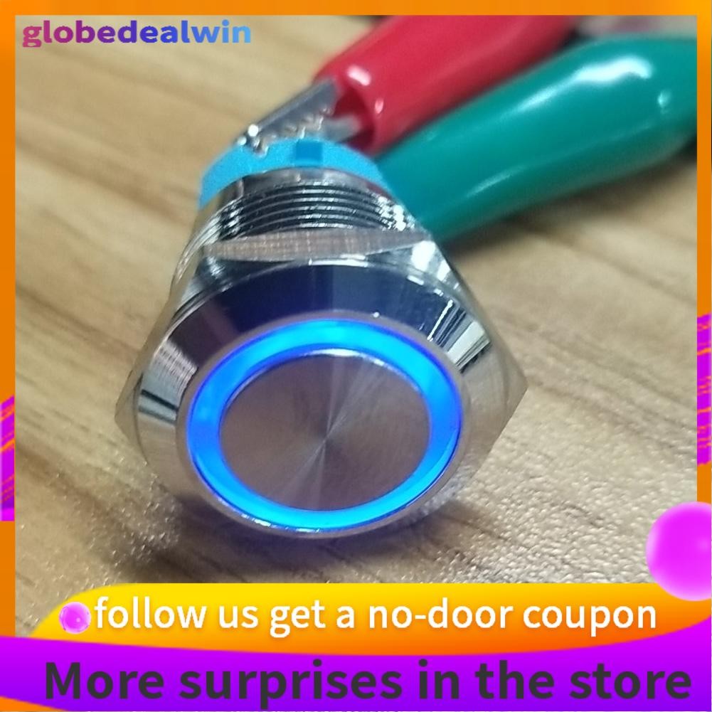 Globedealwin Push Button Door Lock Waterproof for Electromagnetic ...