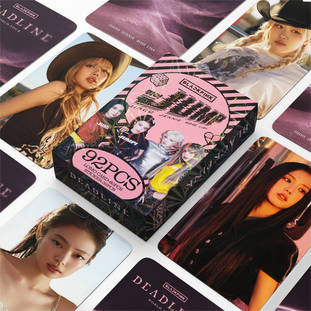 KPOP 92pcs/box BLACKPINK Photocards Jump KPOP LOMO Card Collection Card ...