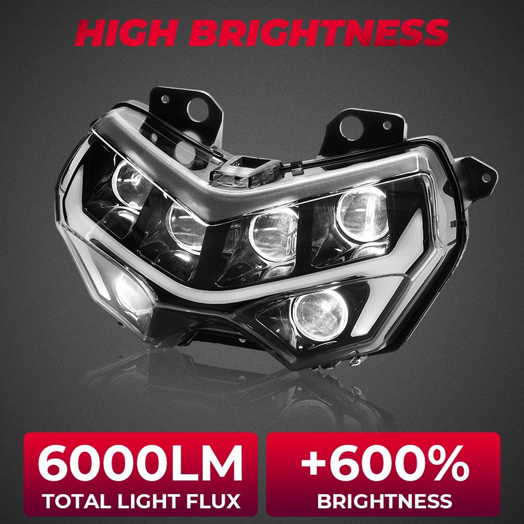 Suitable for Kawasaki Kawasaki Z400 Z900 Z650 2020-2025 LED Headlights ...