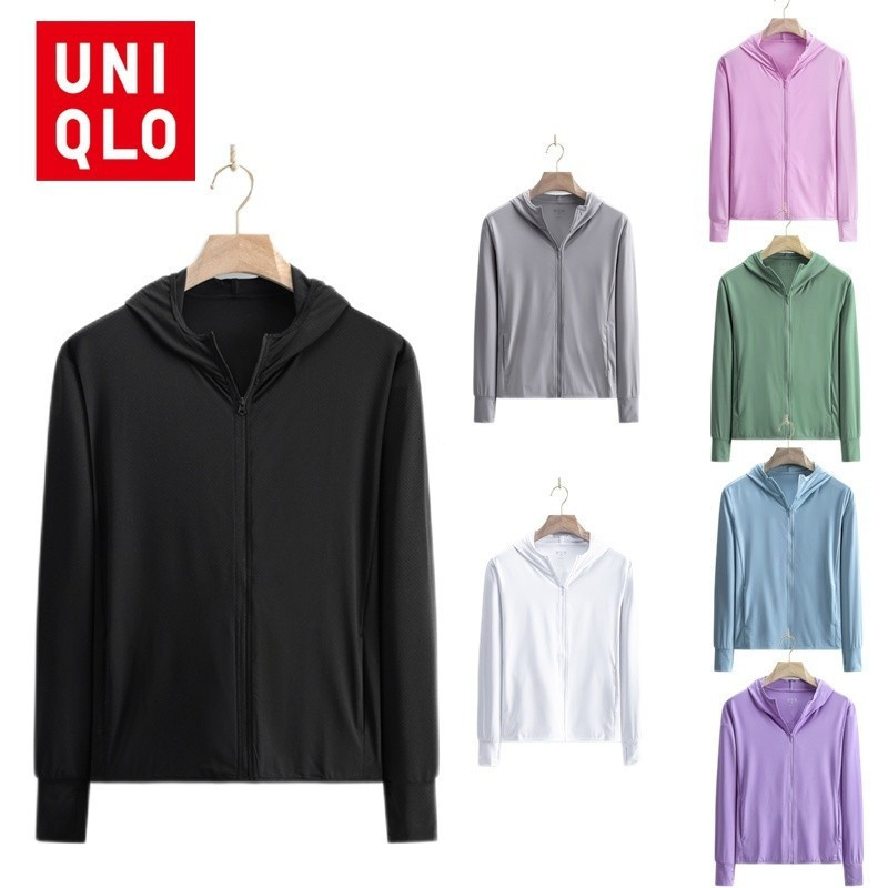 Uniqlo Women Jacket Quick Dry Breathable Windbreaker Sunscreen Jacket ...