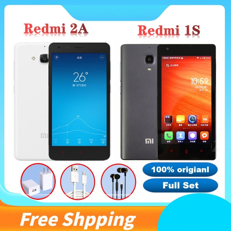 LQ Xiaomi Redmi 2A Redmi 1S Second Hand Used Global Rom Smart Mobile ...