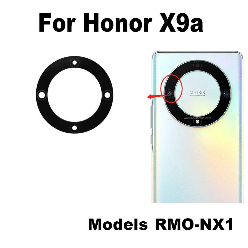 New For Huawei Honor X9a 5G Back Camera Glass Lens Rear Camera Glass ...