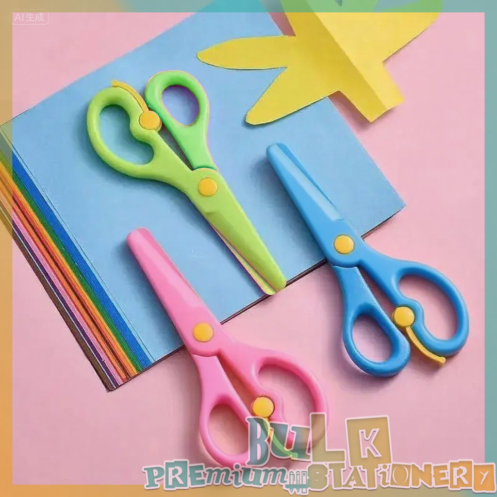 DIY Paper-Cut Safety Scissors Kids School Supplies Handmade Tools Craft ...