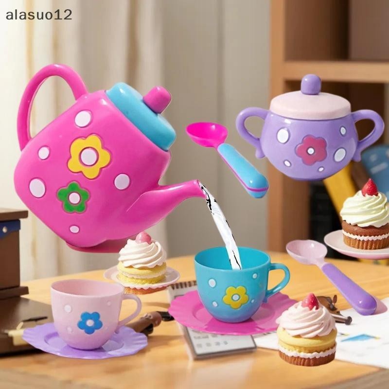 [alasuo12] 1 Set Teapot Teacup Food Pretend Play Toy Kids Simulation ...