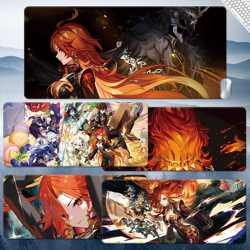 Mavuika Mouse Pad Genshin Impact Anime Mavuika The NATA Vulcan Game ...