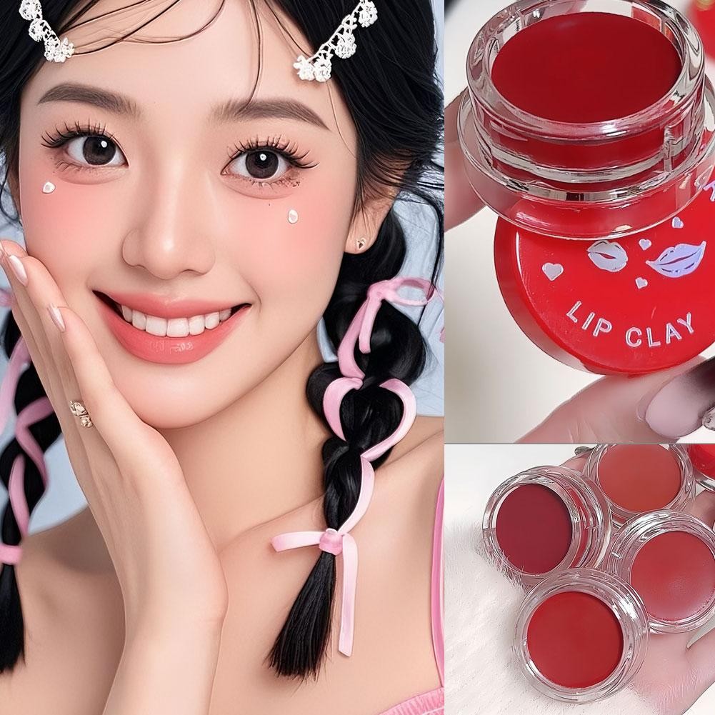 Yoo Tiger Jelly Lip Mud Canned Lip Balm For Women Long-lasting Matte ...