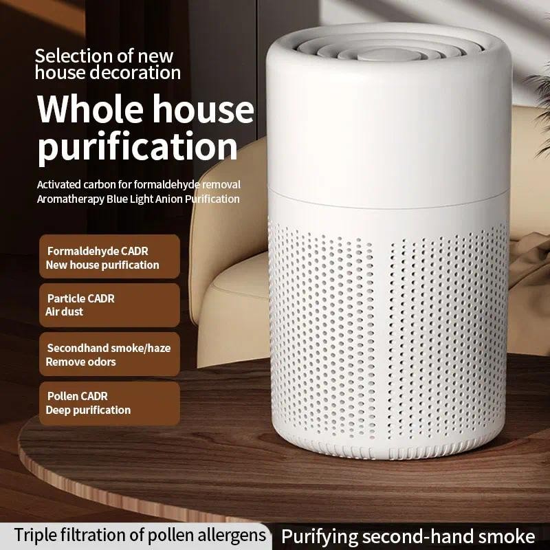 Air Purifier with Humidifier Combo for Home Allergies and Pets Hair ...
