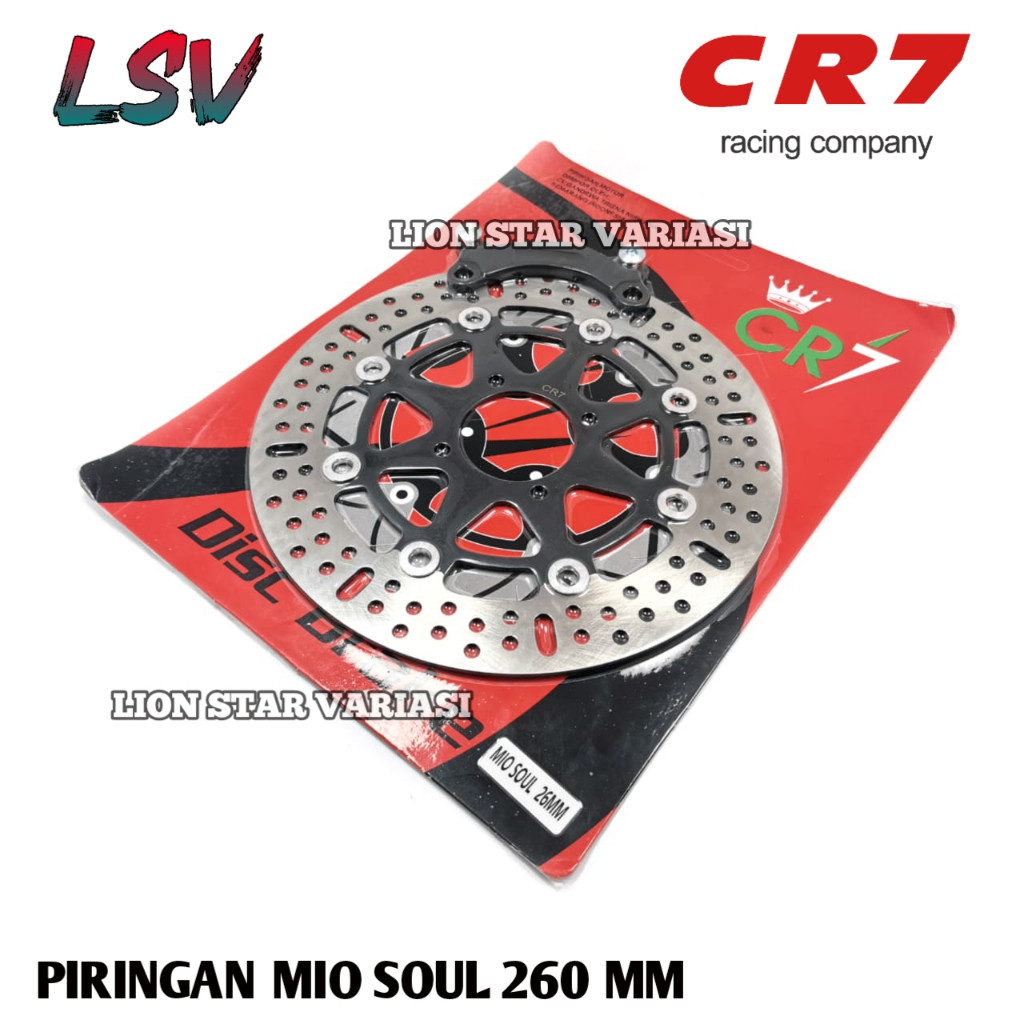 LUNDONGSHOP Disc Brake Black Disc Plate 260 MM Width Mio Soul 4 Holes ...