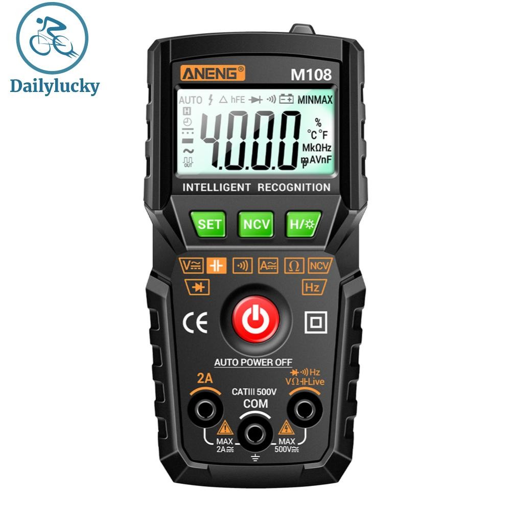 ANENG Smart Digital Multimeter High Precision NCV DC AC Voltage Current ...