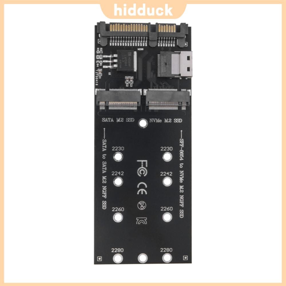 M.2 To SATA Adapter SFF-8654 To M2 NVME SSD Converter 22Pin SATA To M2 ...
