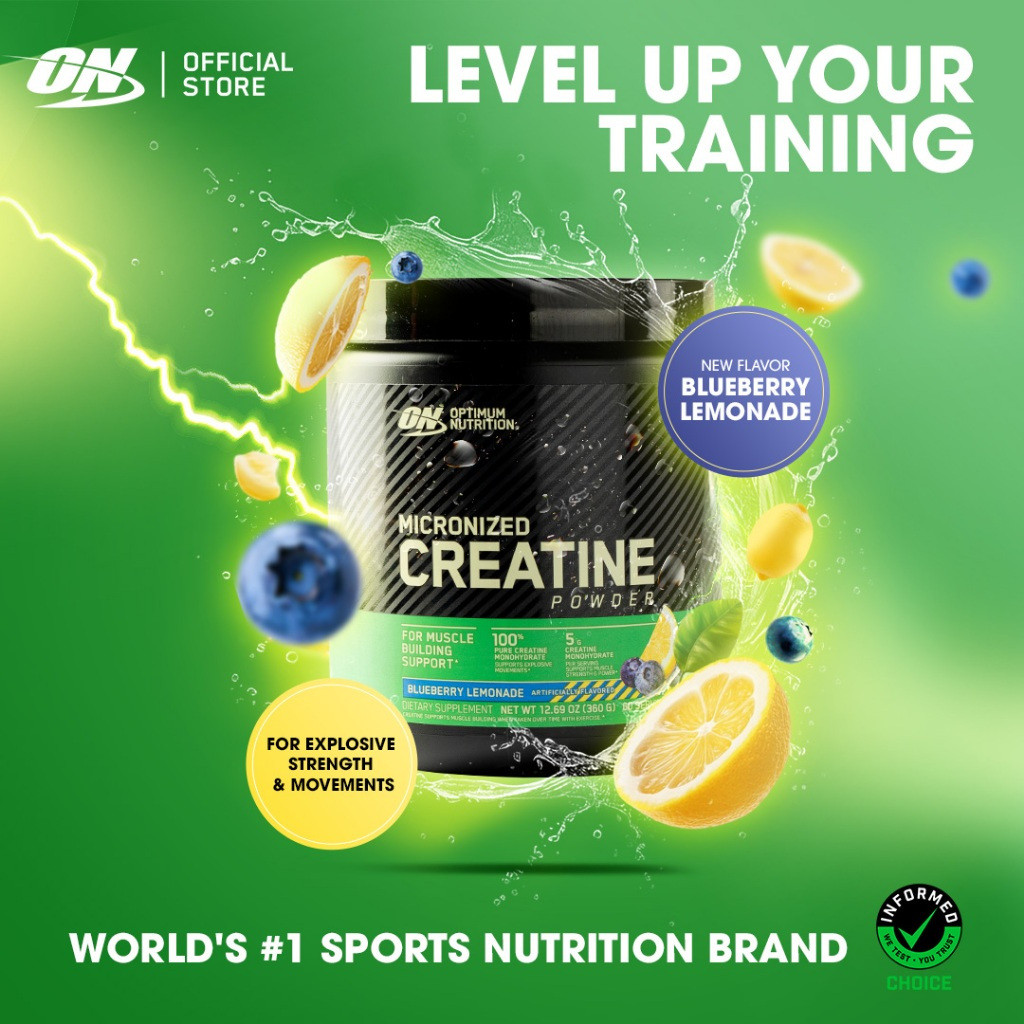 Optimum Nutrition Micronized Creatine Powder | Shopee Philippines